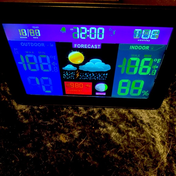 Other | Weather Outdoor Temp Lcd Display Monitor Only With Adapter ...